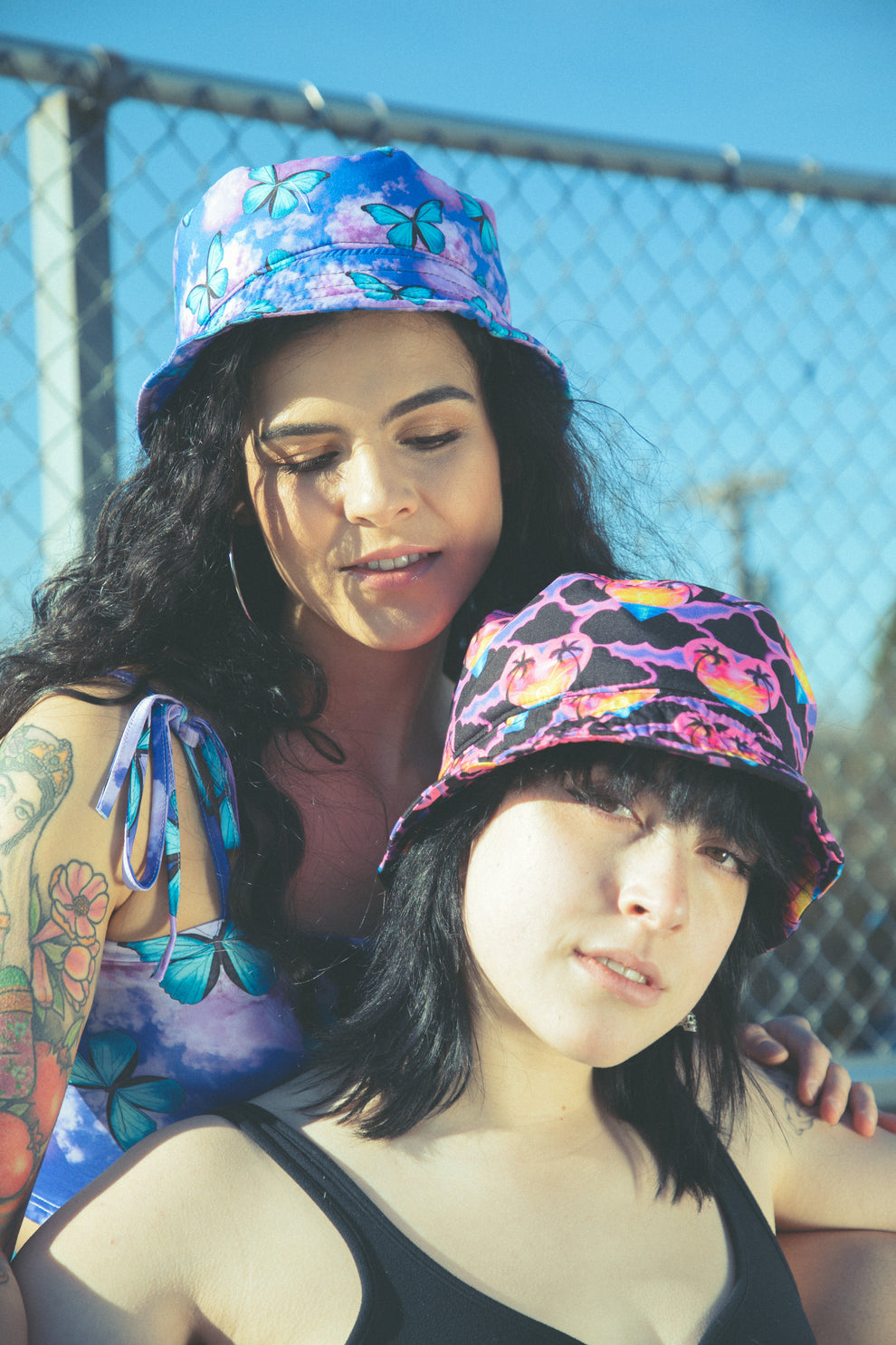 Y2K Butterfly Bucket Hat – Lavender Cloud Collective
